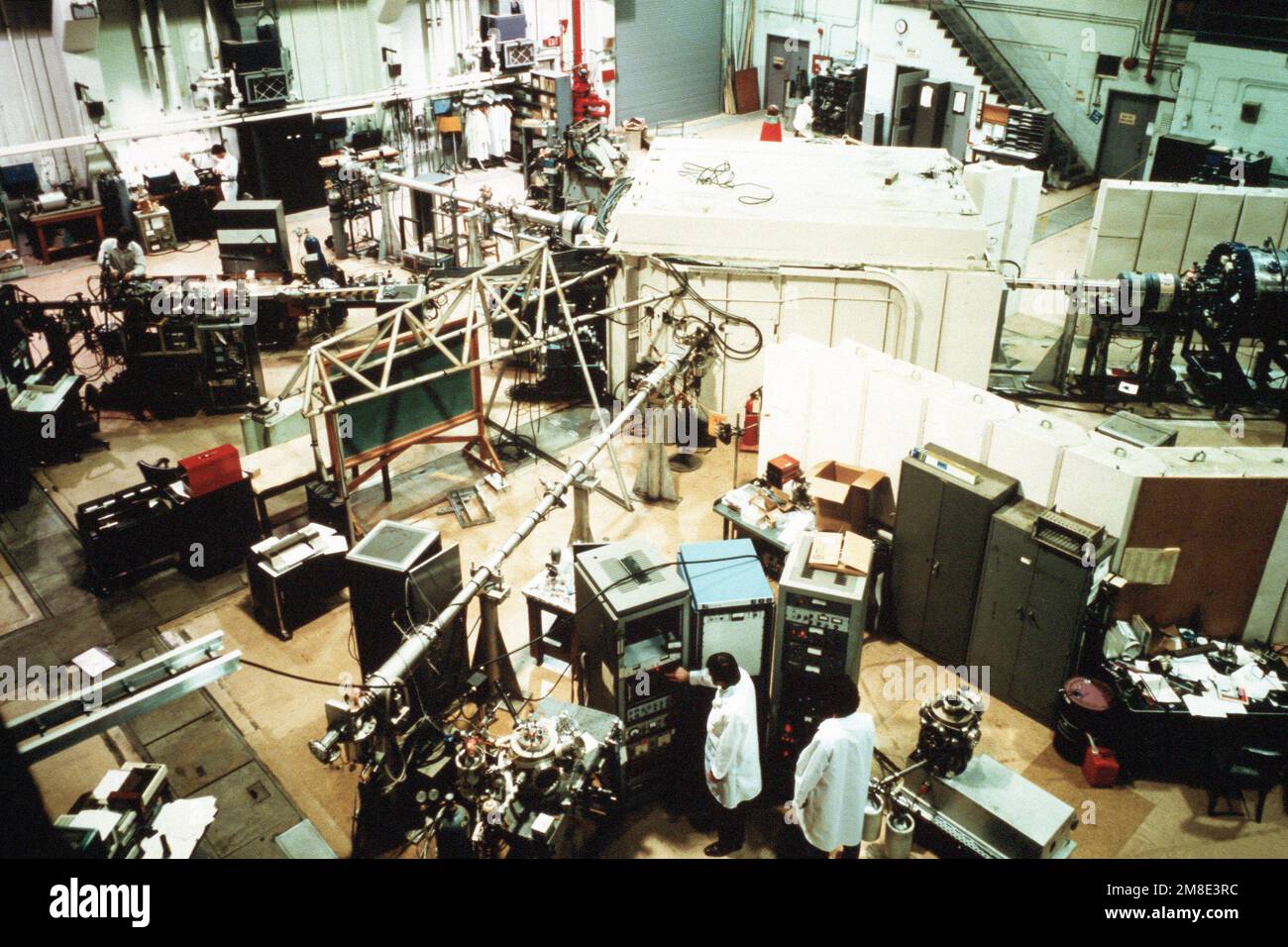 A view of the 3MeV Tandem Van de Graff Accelerator and its associated ...