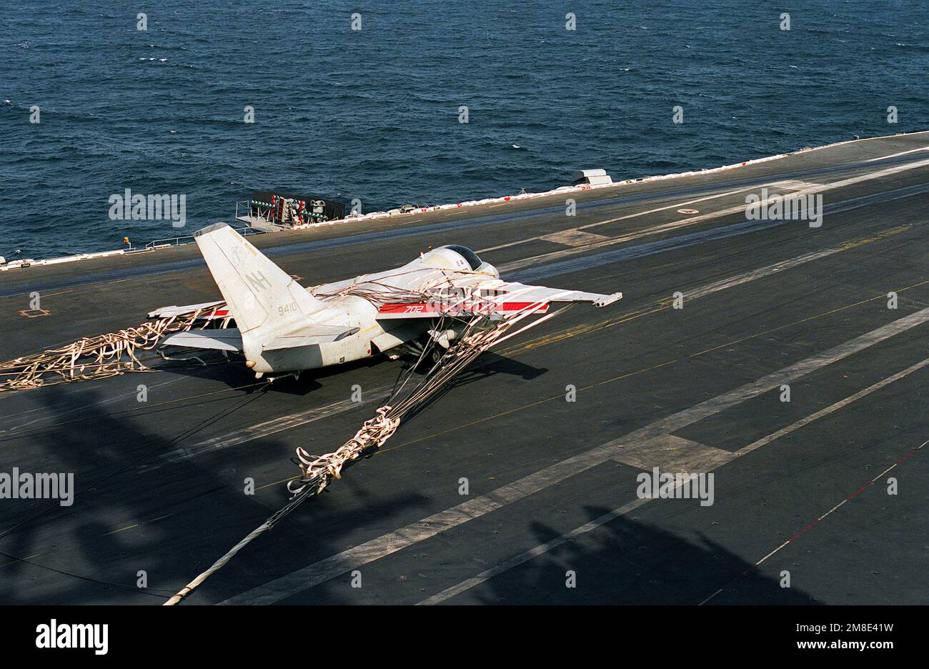 An Air-Anti-submarine Squadron 29 (VS-29) S-3A Viking aircraft is ...