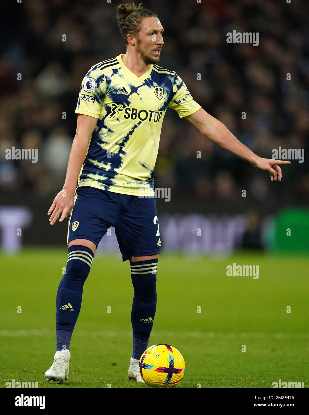 Leeds United's Luke Ayling during the Premier League match at Villa ...