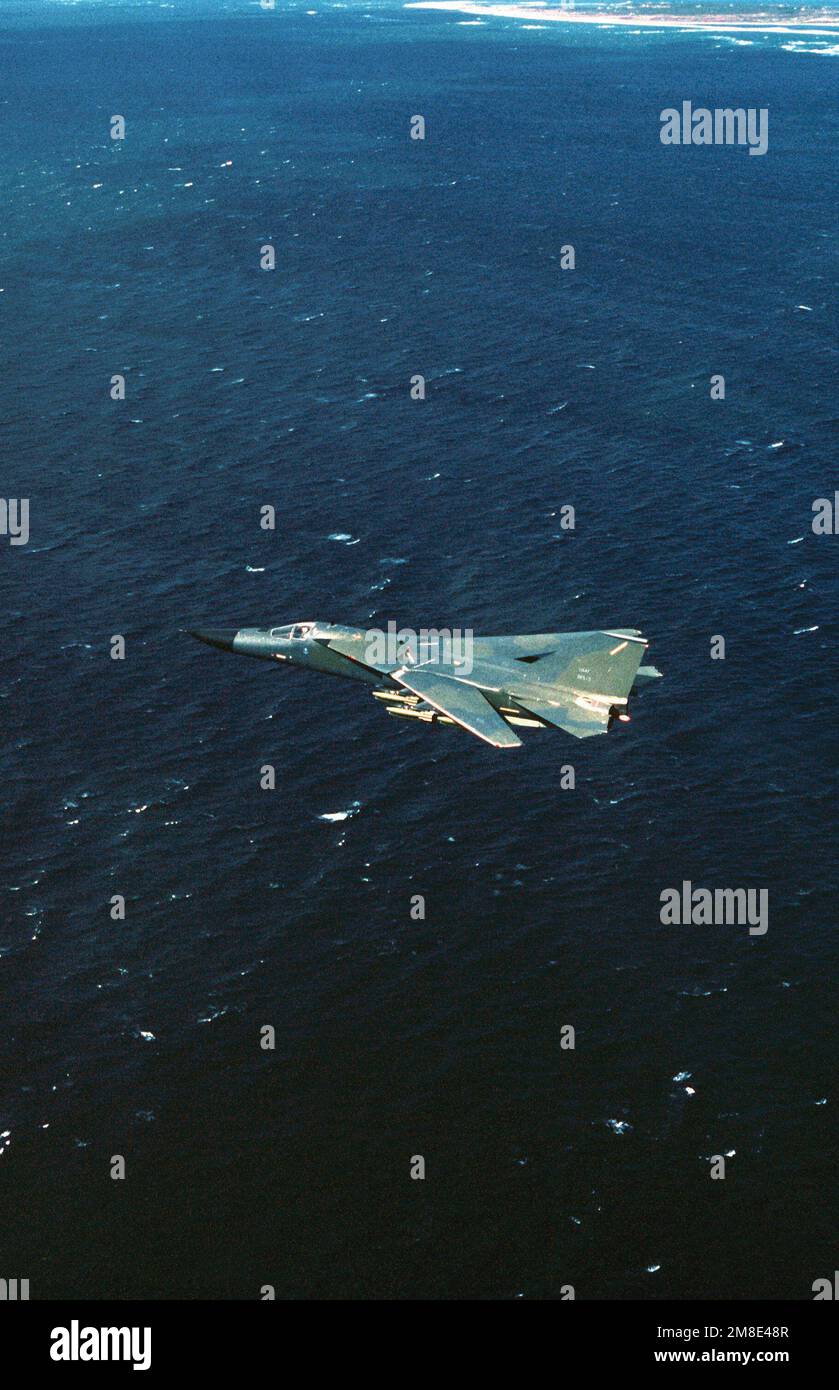 A 509th Bombardment Wing FB-111A aircraft, armed with Mark 82 high drag ...