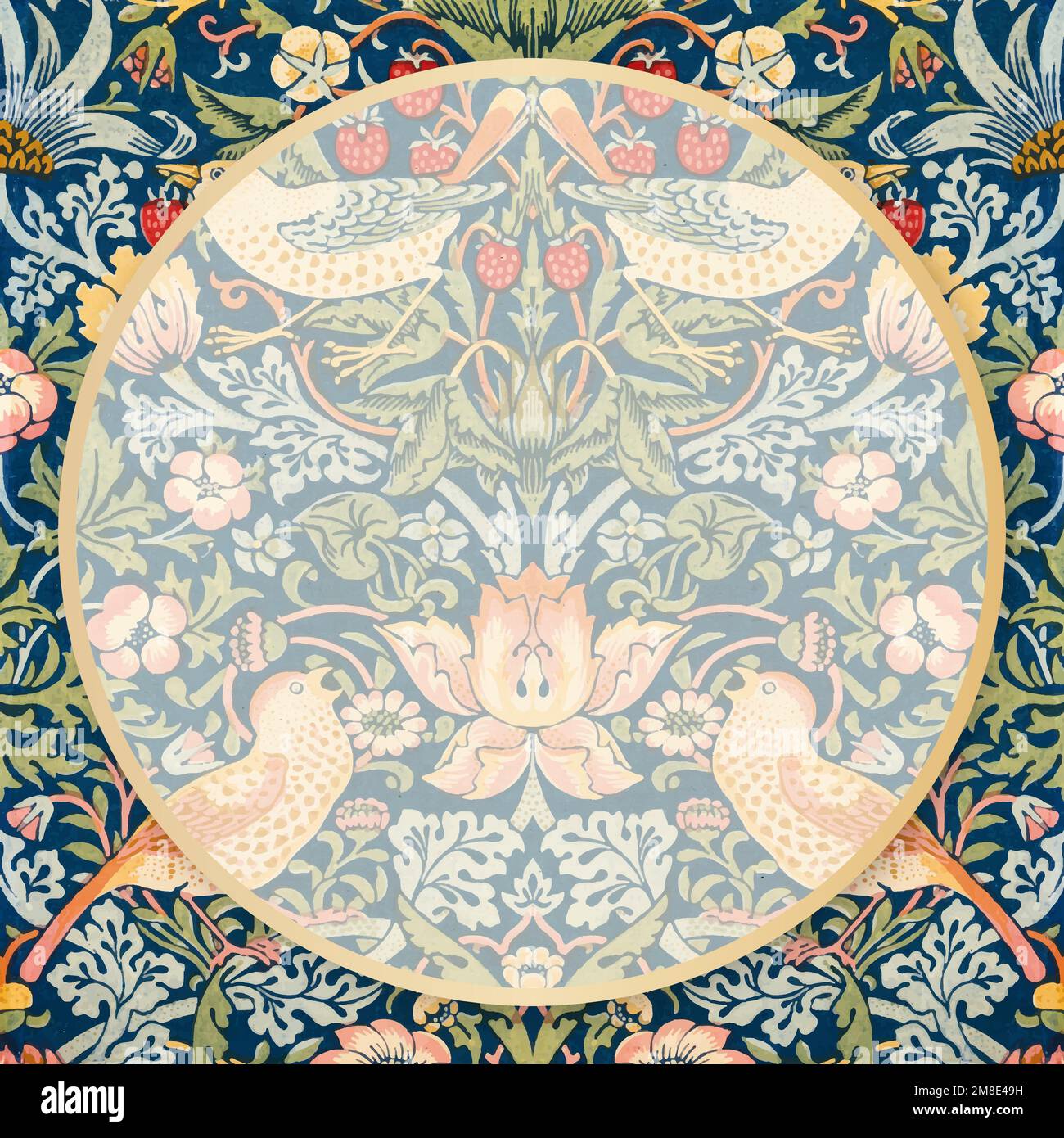 William morris pattern Stock Vector Images - Alamy