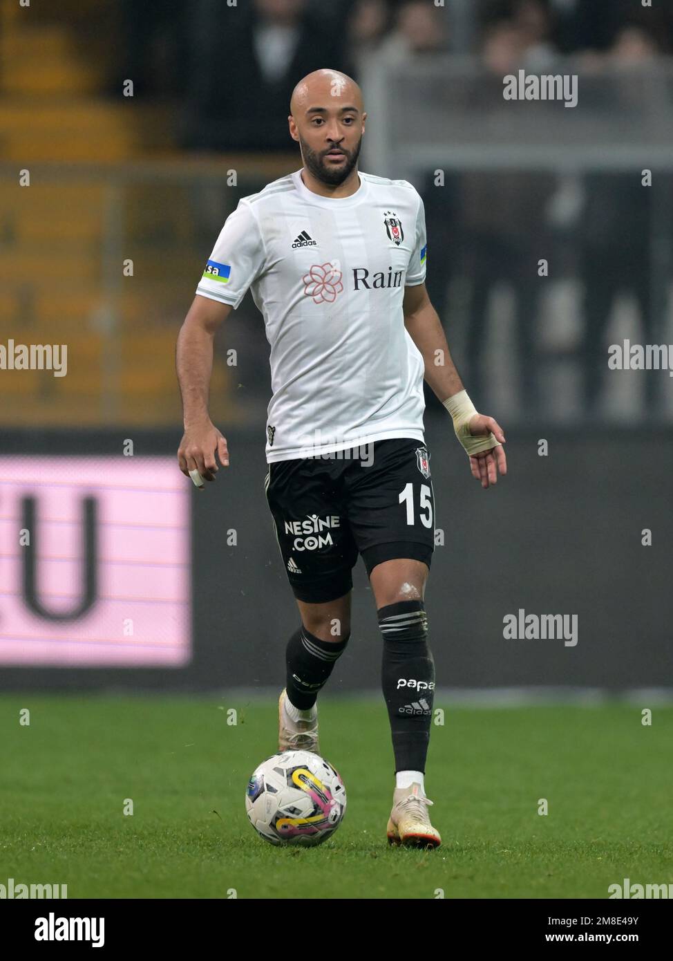 ISTANBUL - Nathan Daniel Jerome Redmond of Besiktas JK during the Turkish Super Lig match ...