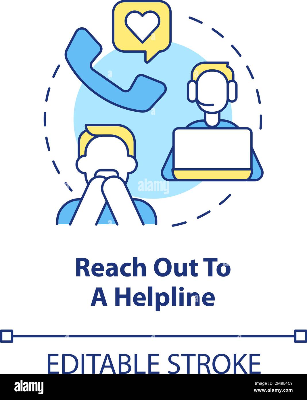 Helpline drawing Stock Vector Images - Alamy