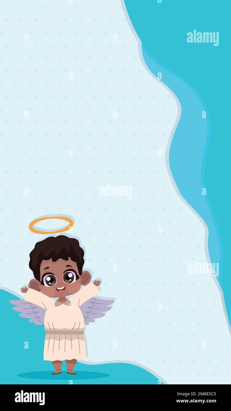 afro cupid angel Stock Vector Image & Art - Alamy