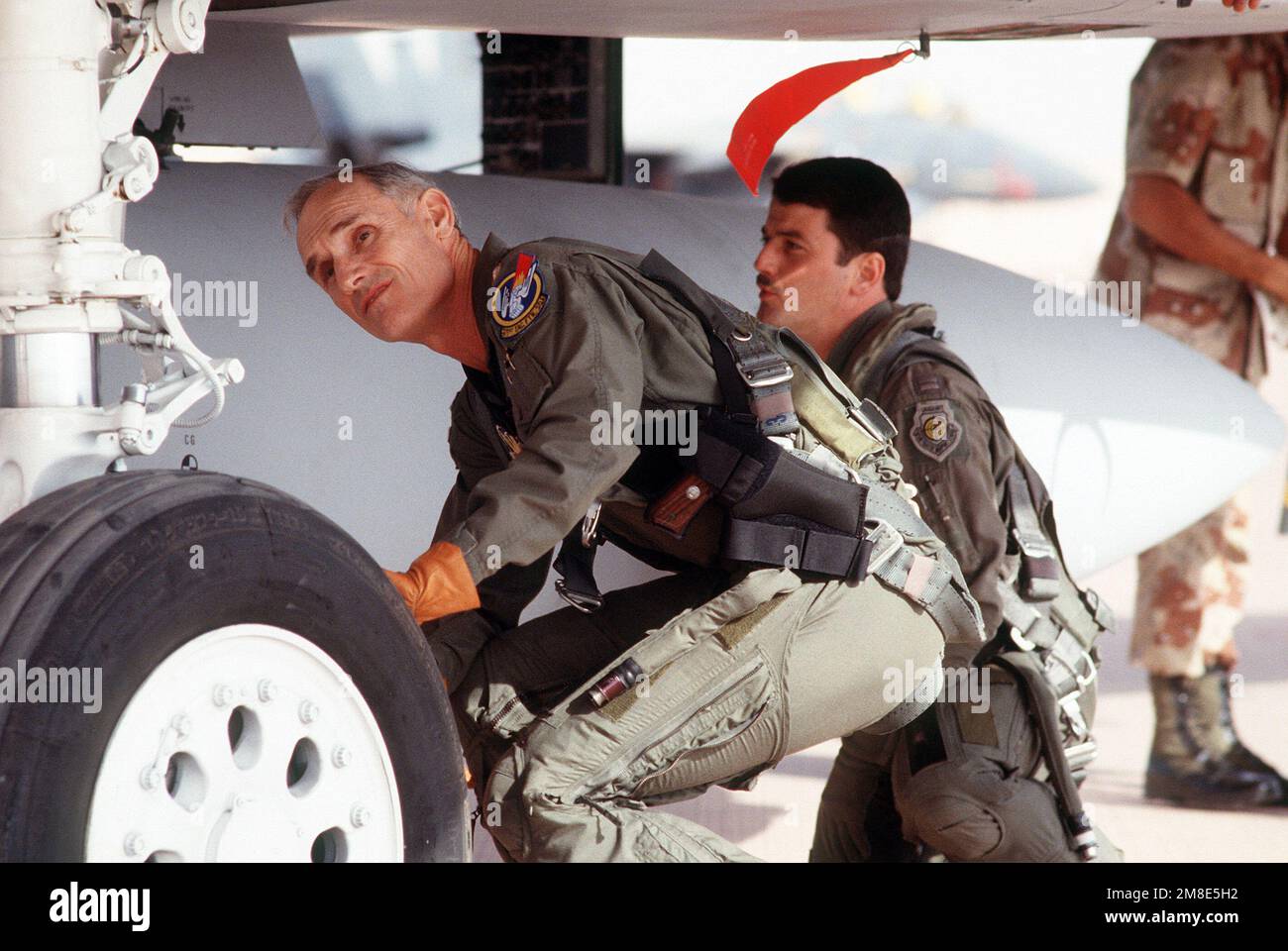 GEN. Merrill A. McPeak, chief of staff of the Air Force, performs a ...