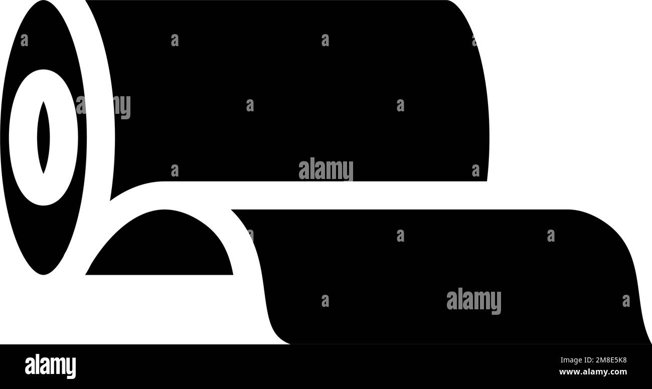 absorbent compress dressing first aid glyph icon vector illustration ...