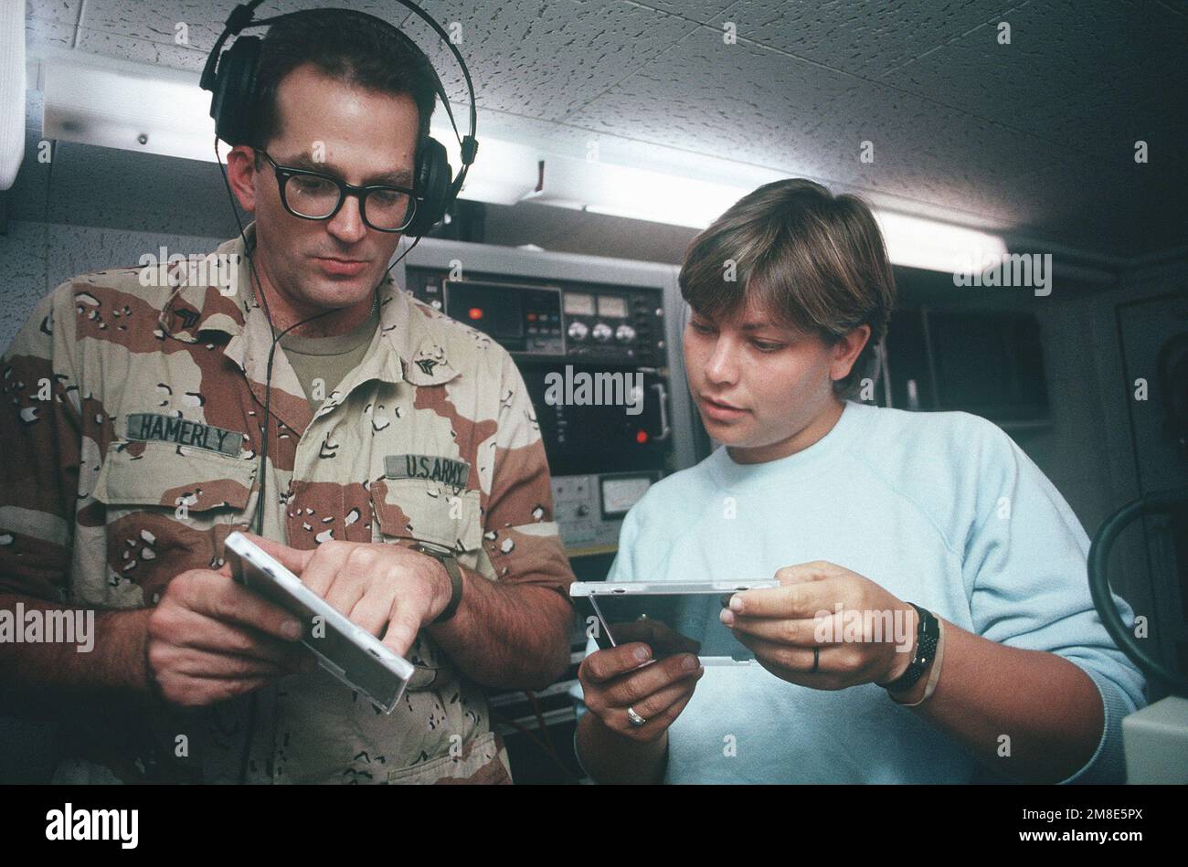 SGT. Dave Hamerly, U.S. Army, and another Armed Forces Radio and ...