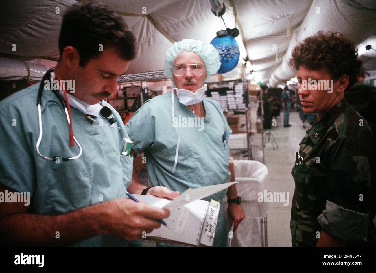 LT. CMDR. Philip Dean, left, and LT. Brenda Shealy, right, of Fleet ...