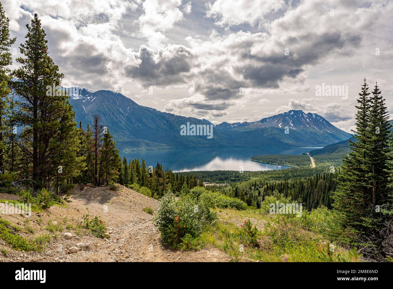 Landscape views near Alaska, Yukon border in summer Stock Photo - Alamy
