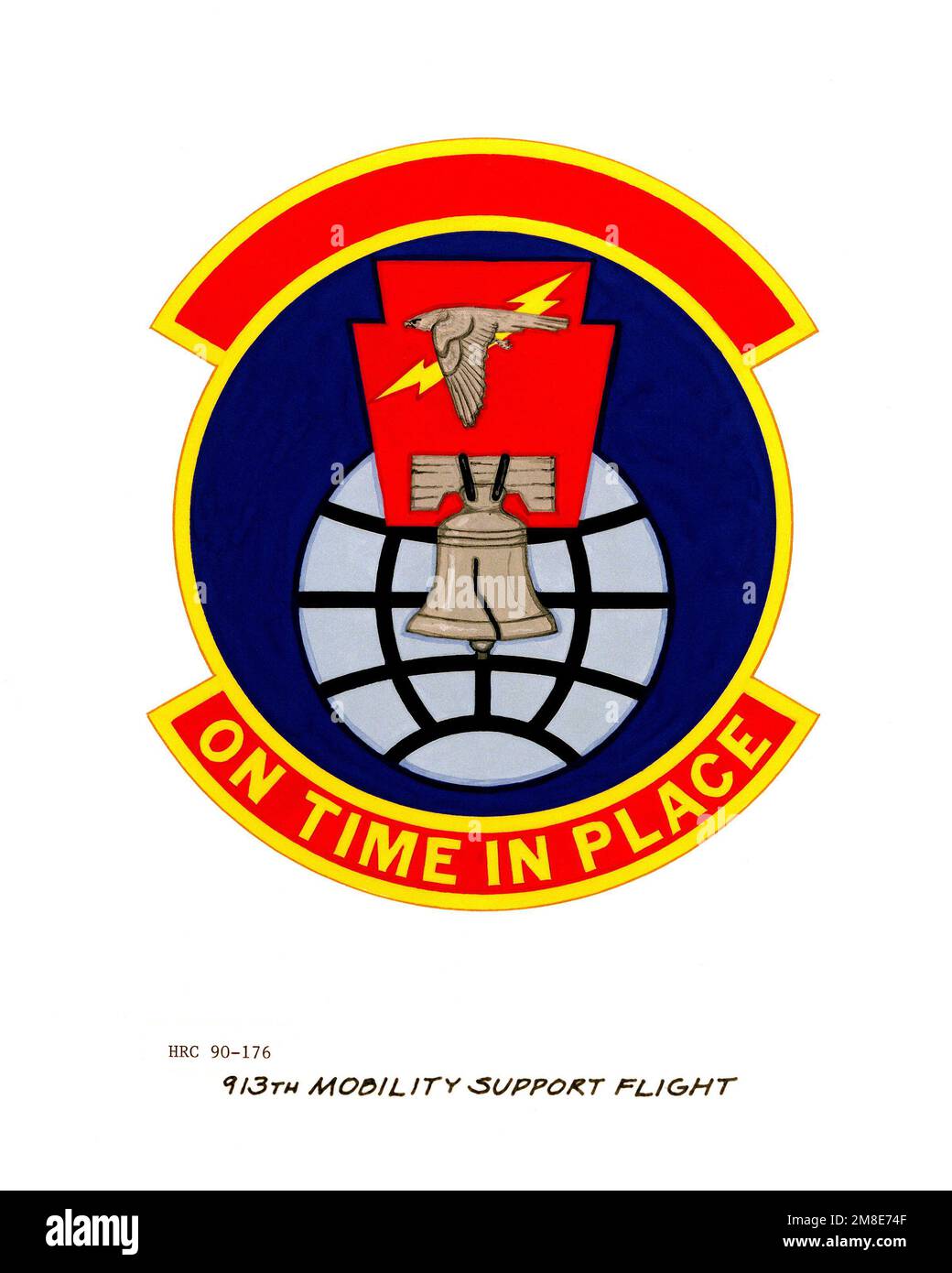 Approved insignia for: 913th Mobility Support Flight. Country: Unknown ...