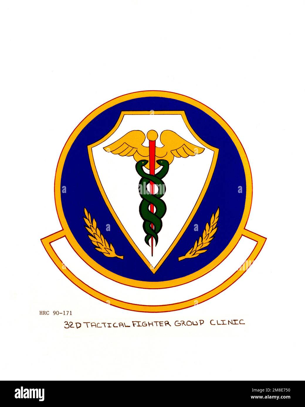 Approved insignia for: 32nd Tactical Fighter Group Clinic. Country ...