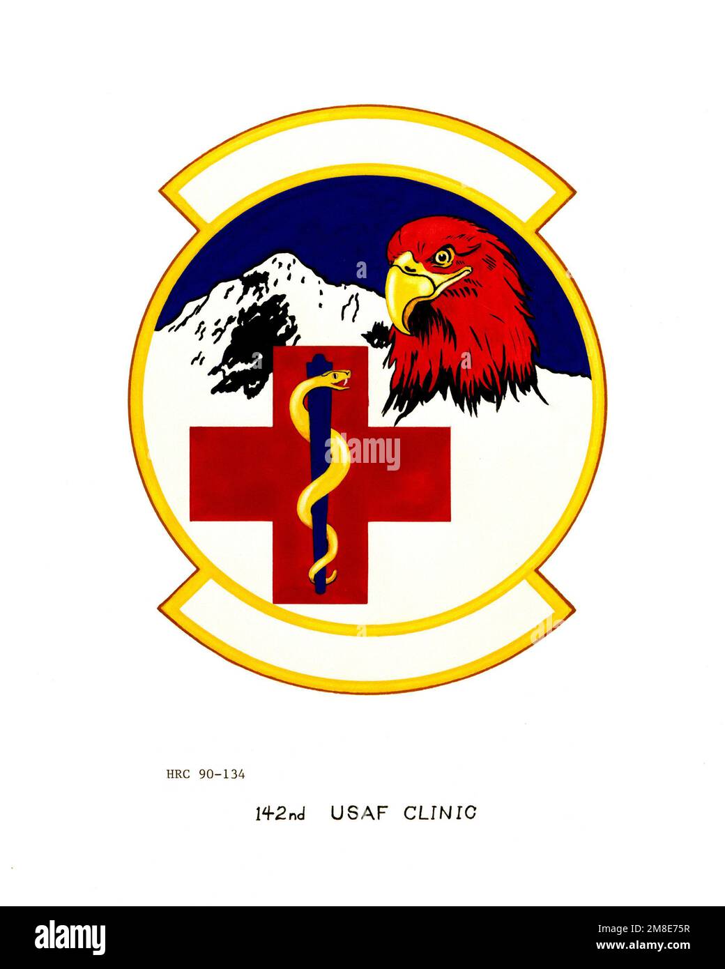Approved insignia for: 142nd Air Force Clinic. Country: Unknown Stock ...