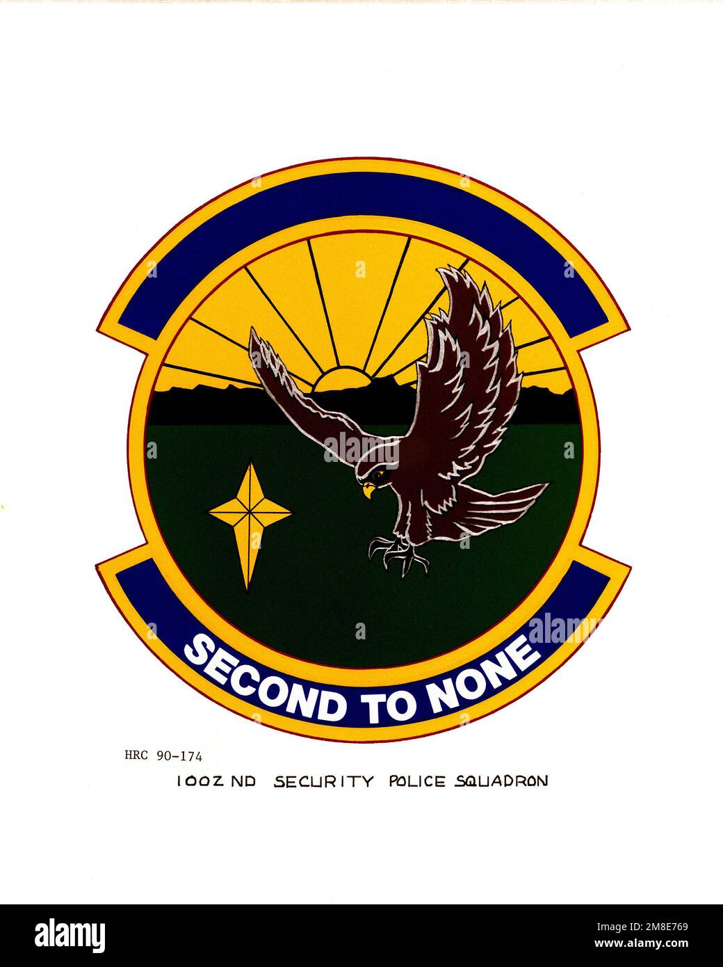Approved insignia for: 1002nd Security Police Squadron. Country ...