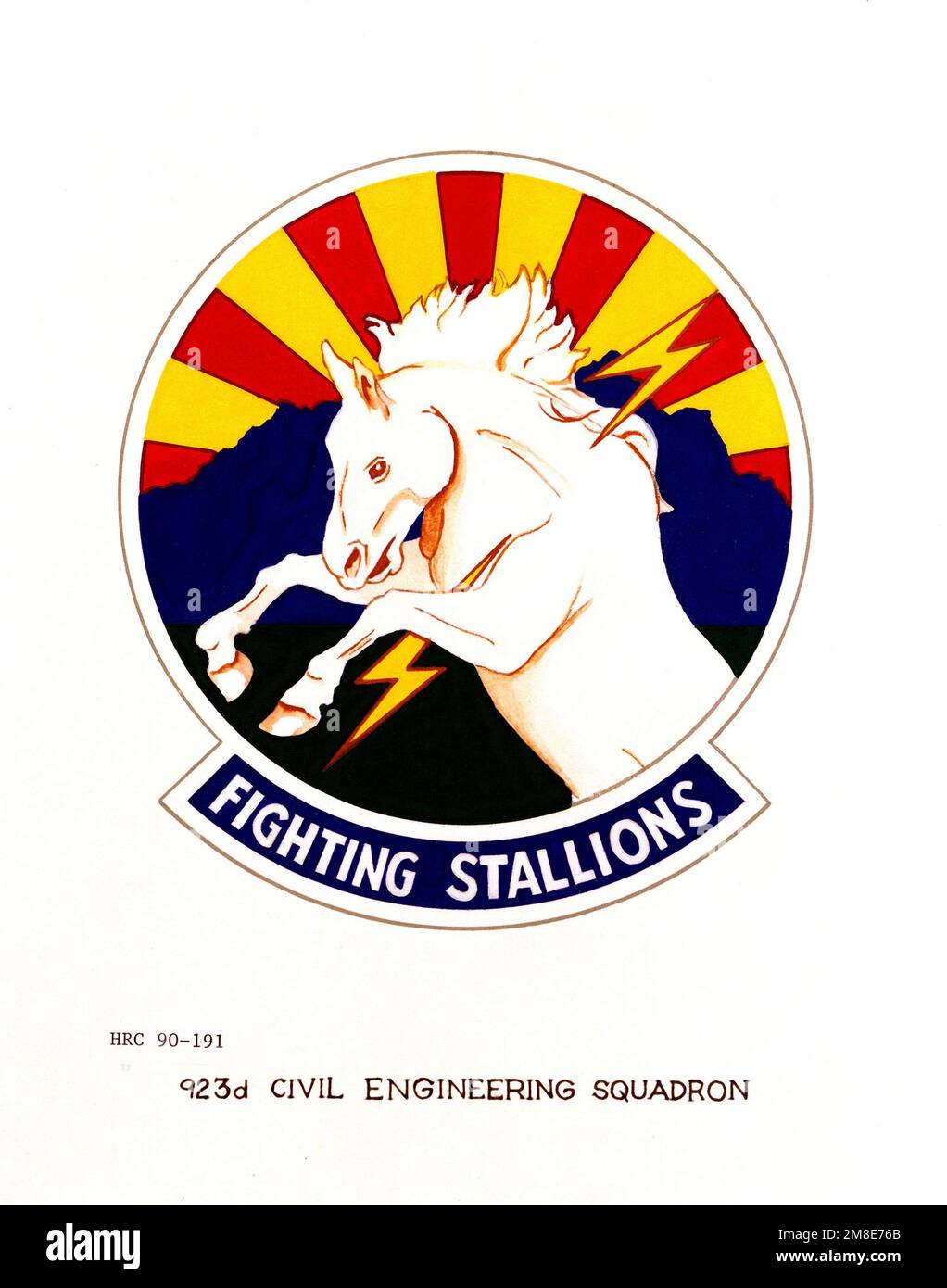 Approved insignia for: 923rd Civil Engineering Squadron. Country ...