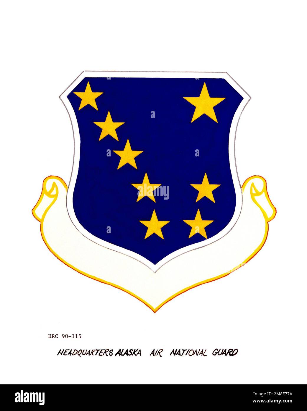 Approved insignia for: Headquarters, Alaska Air National Guard. Country ...