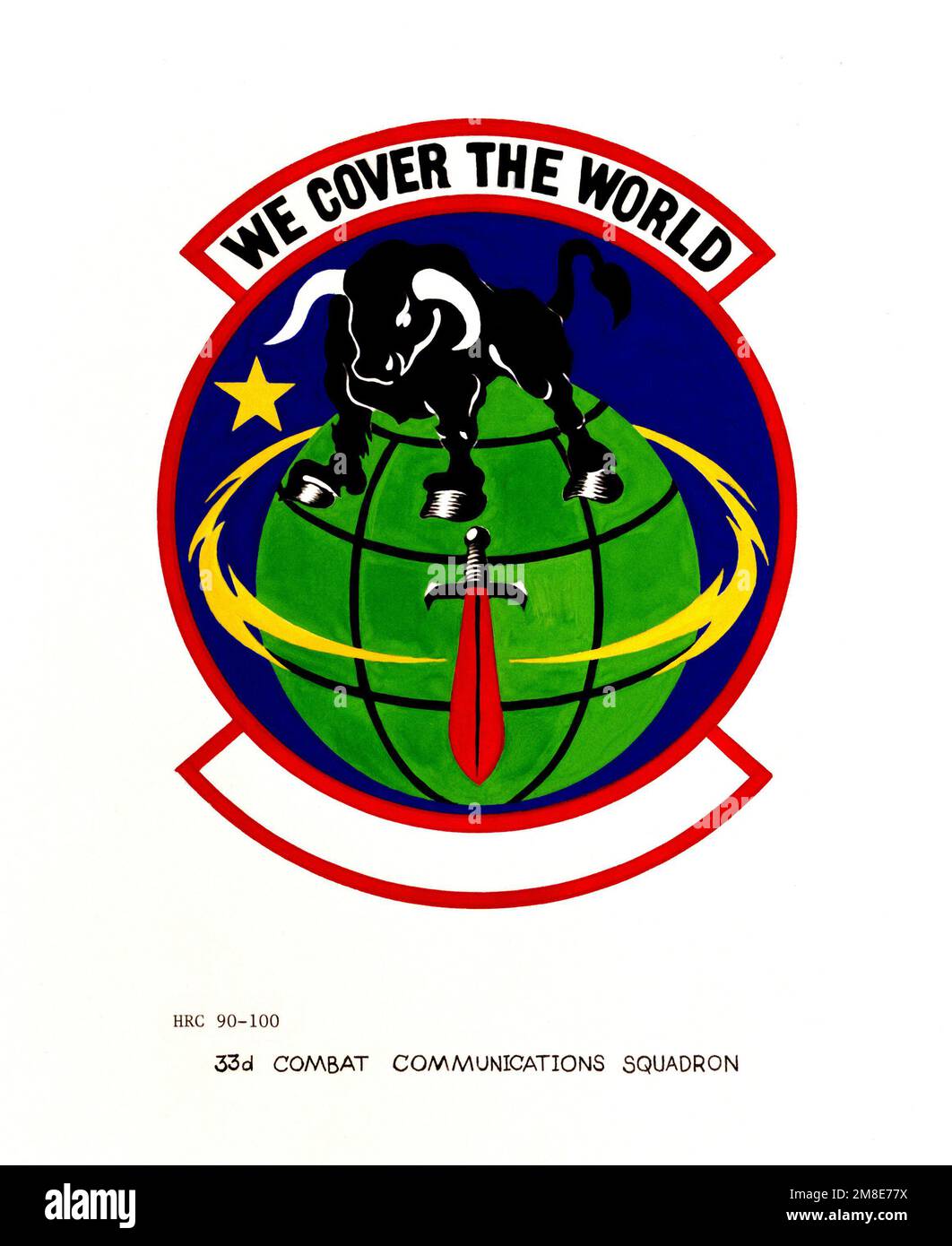 Approved insignia for: 33rd Combat Communications Squadron. Country ...
