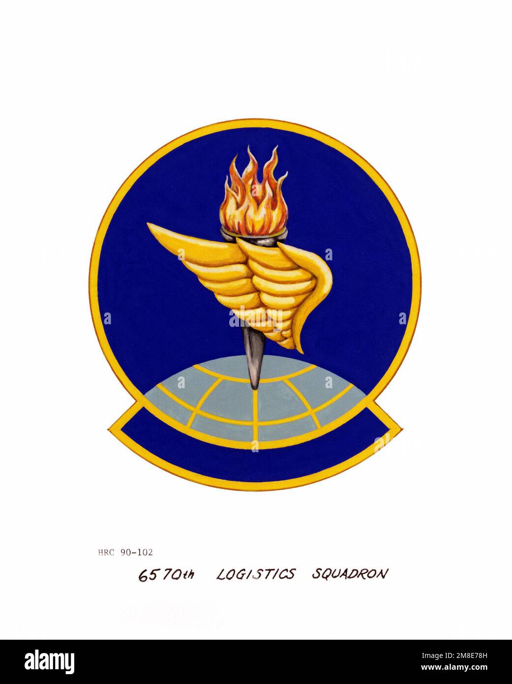 Approved insignia for: 6570th Logistics Squadron. Country: Unknown ...