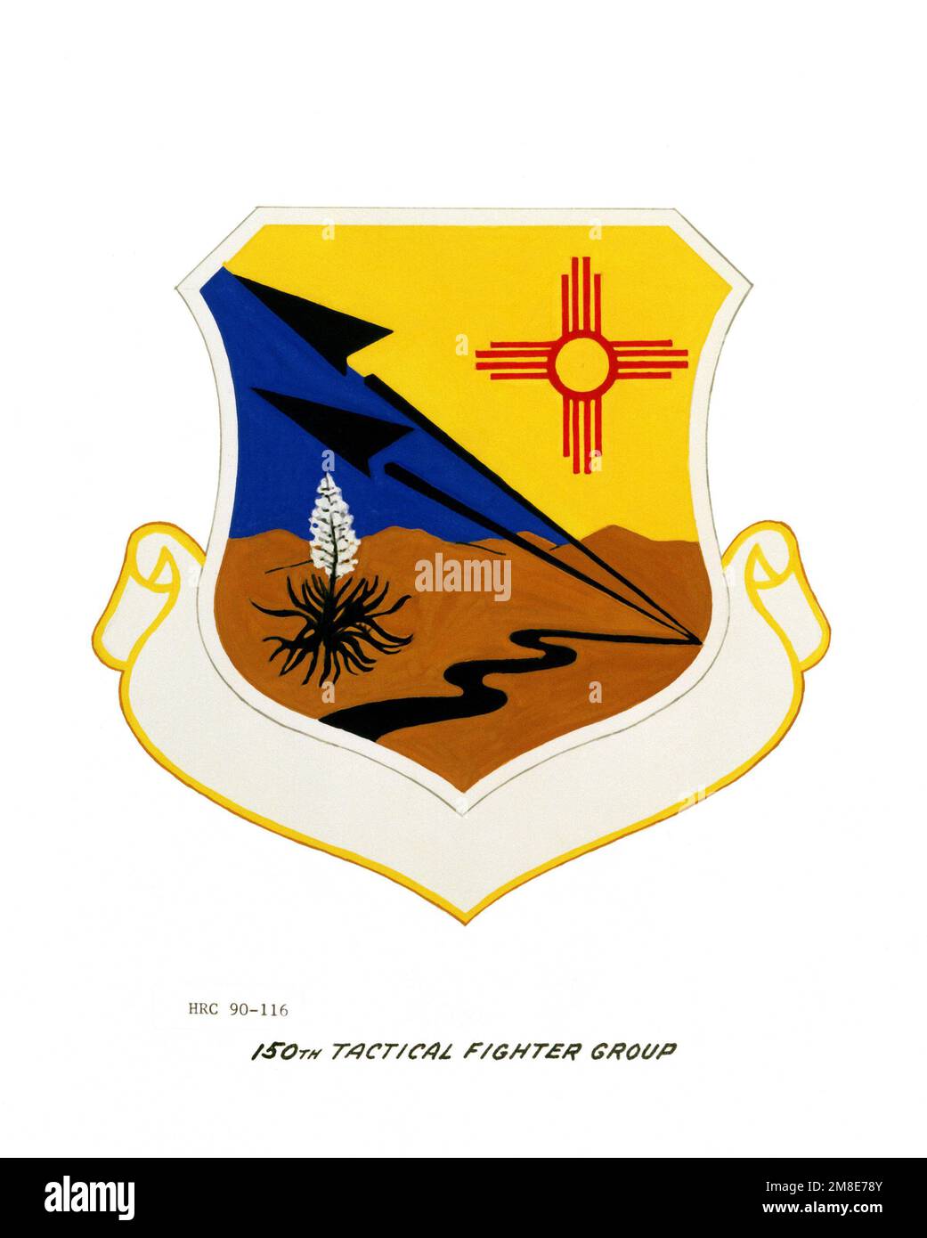 Approved insignia for: 150th Tactical Fighter Group. Country: Unknown ...