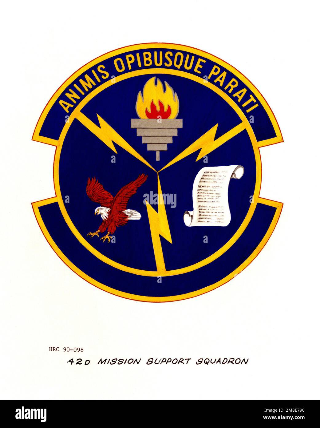 Approved insignia for: 42nd Mission Support Squadron. Country: Unknown ...