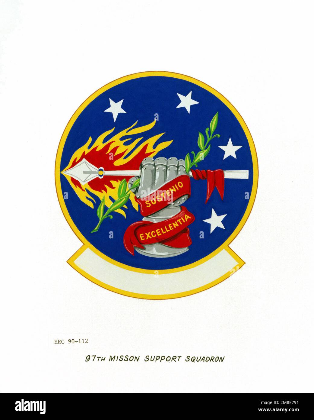 Approved insignia for: 97th Mission Support Squadron. Country: Unknown ...