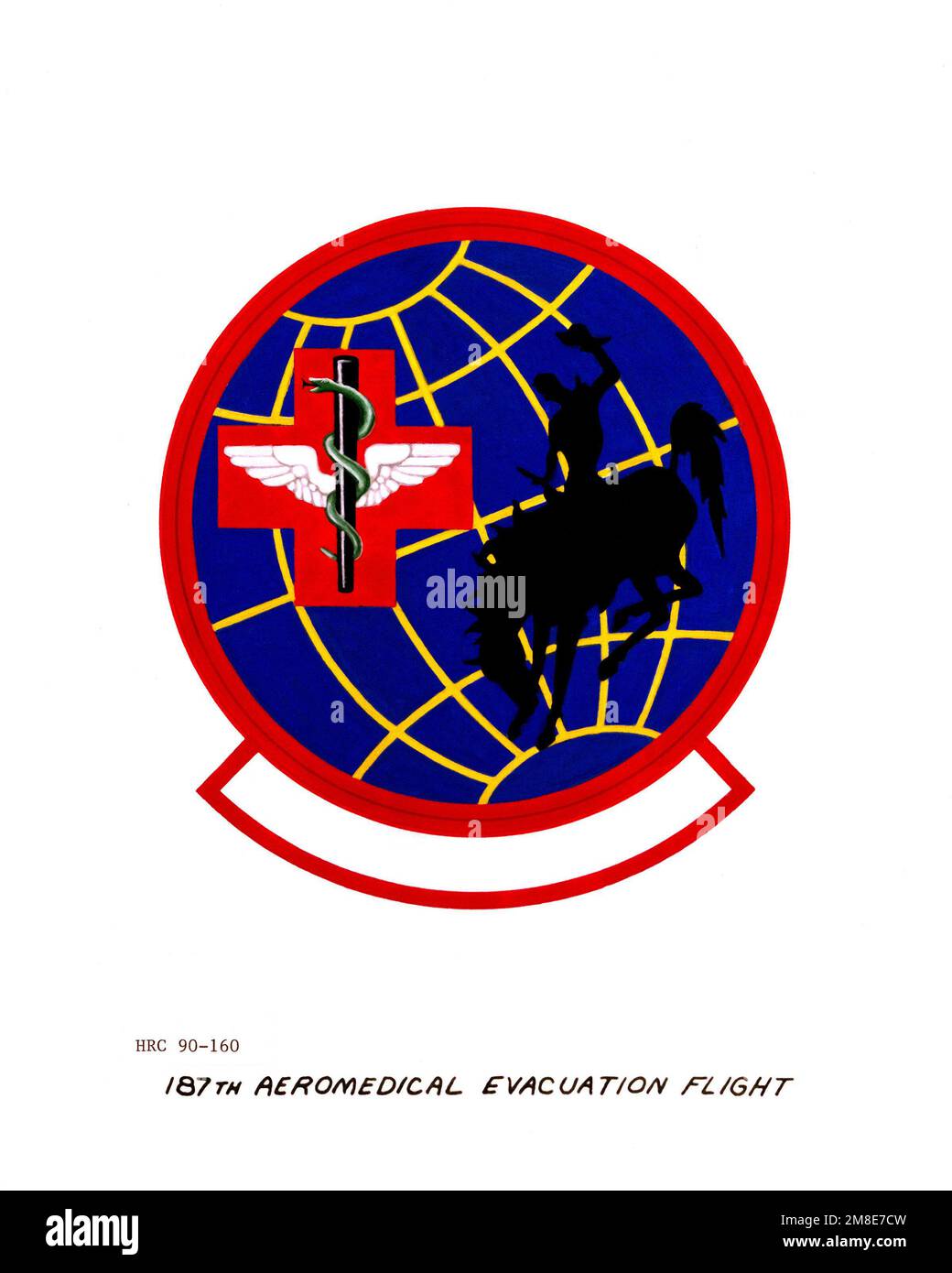 Approved insignia for: 187th Aeromedical Evacuation Flight. Country ...