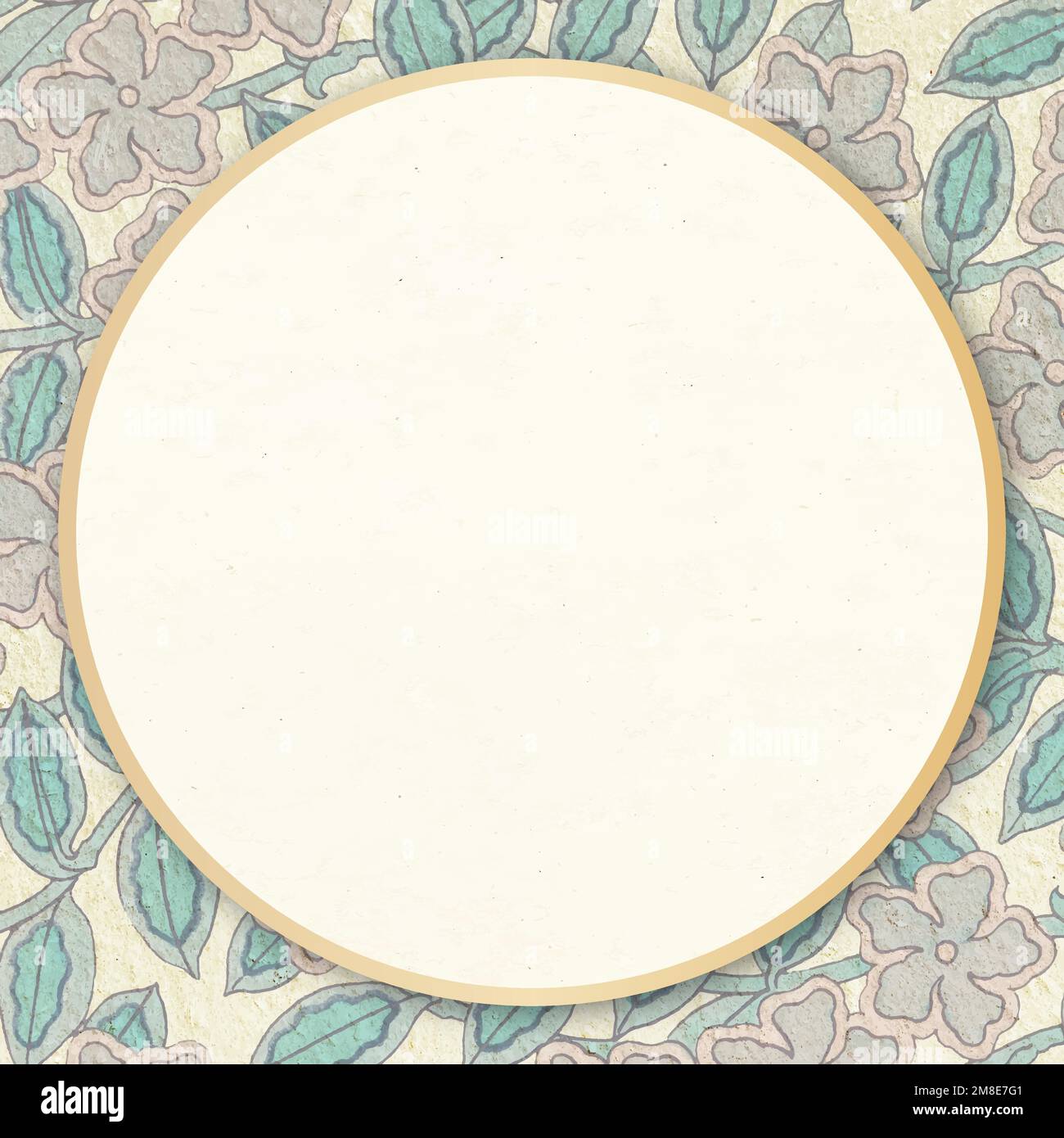 Ornamental frame vector vintage botanical Stock Vector Image & Art - Alamy