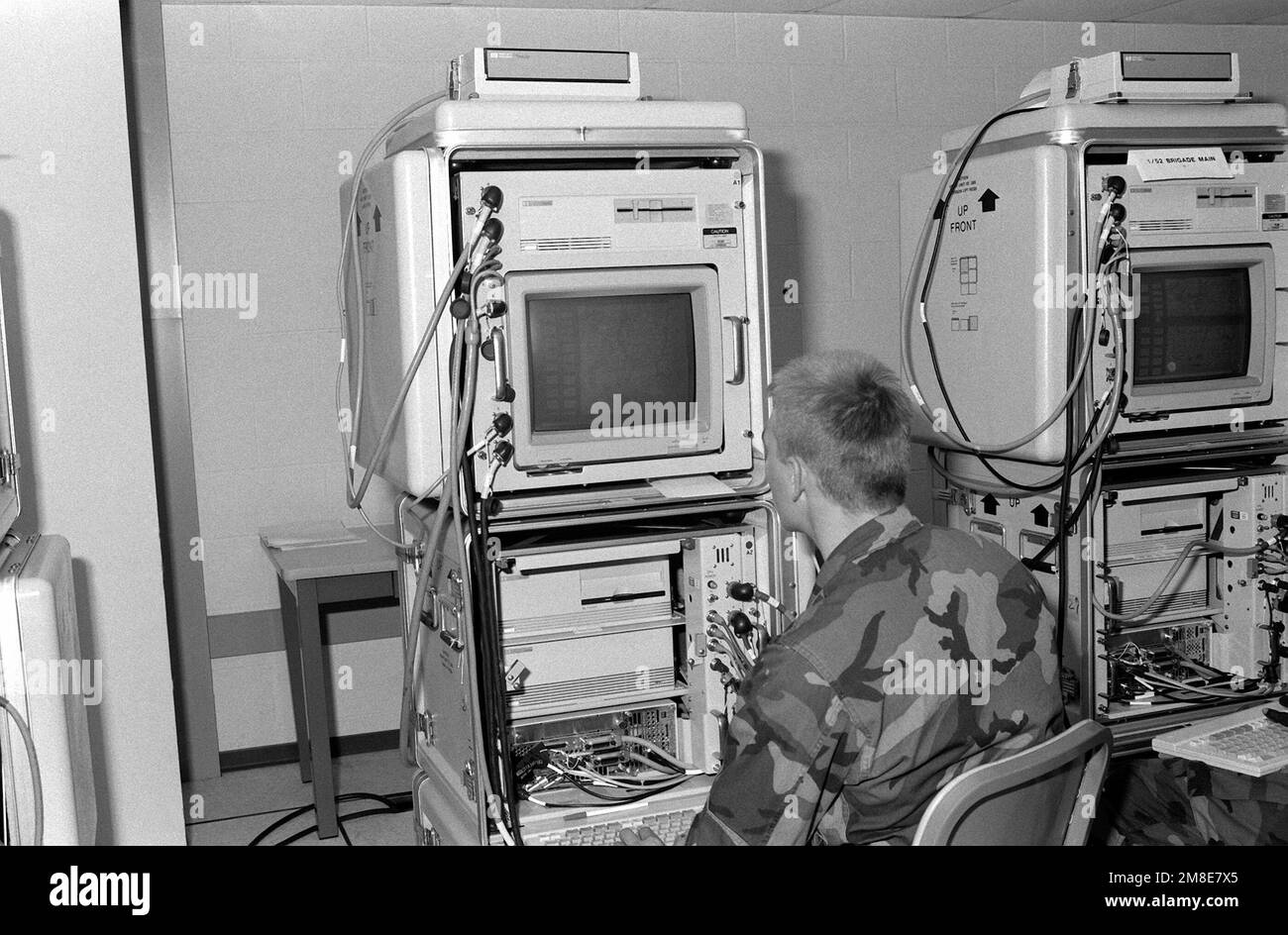 PVT 2 Anthony Pasqualichio, a student with Company B, 369th Signal ...