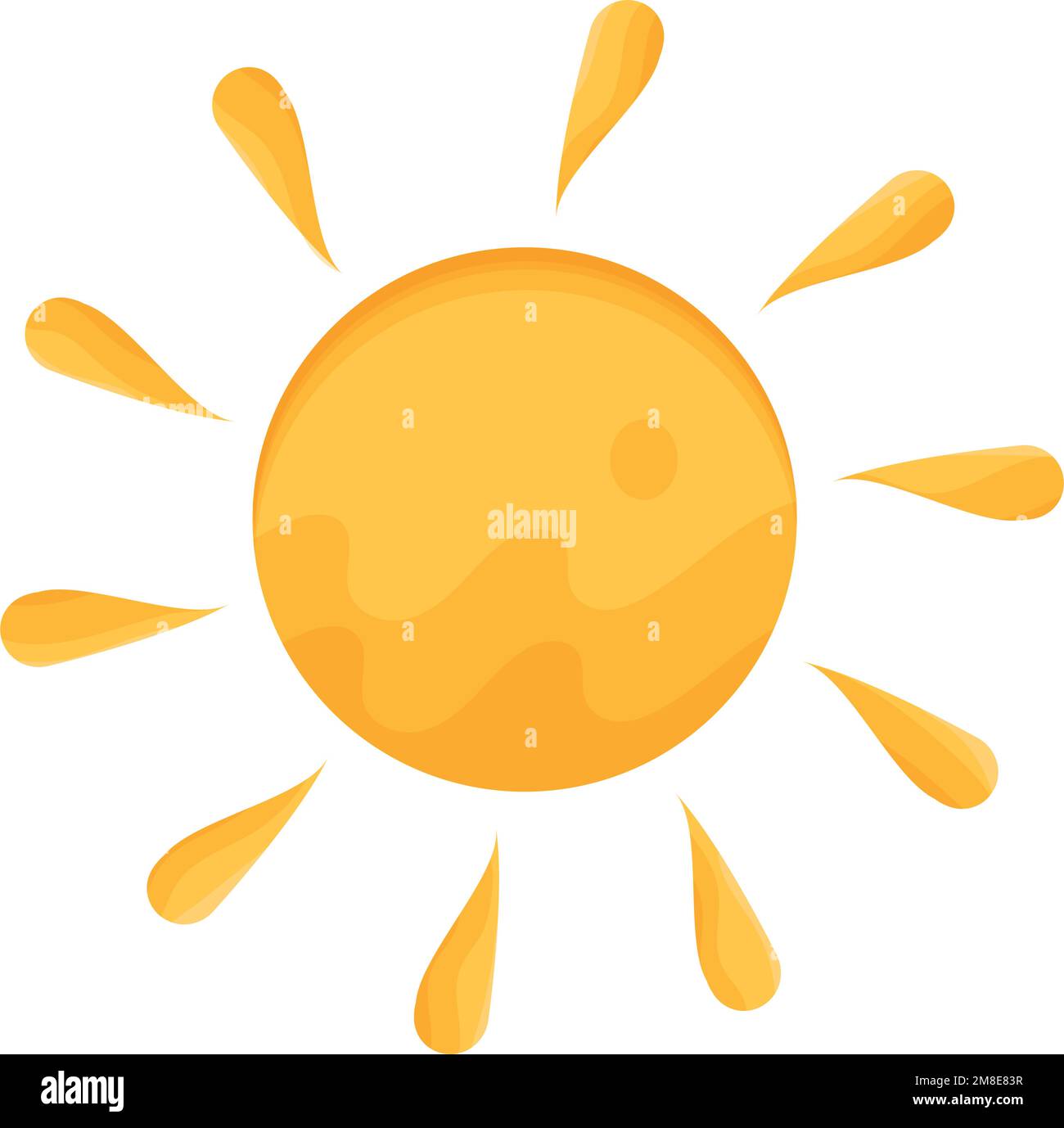 Isolated colored sun sketch icon Vector Stock Vector Image & Art - Alamy