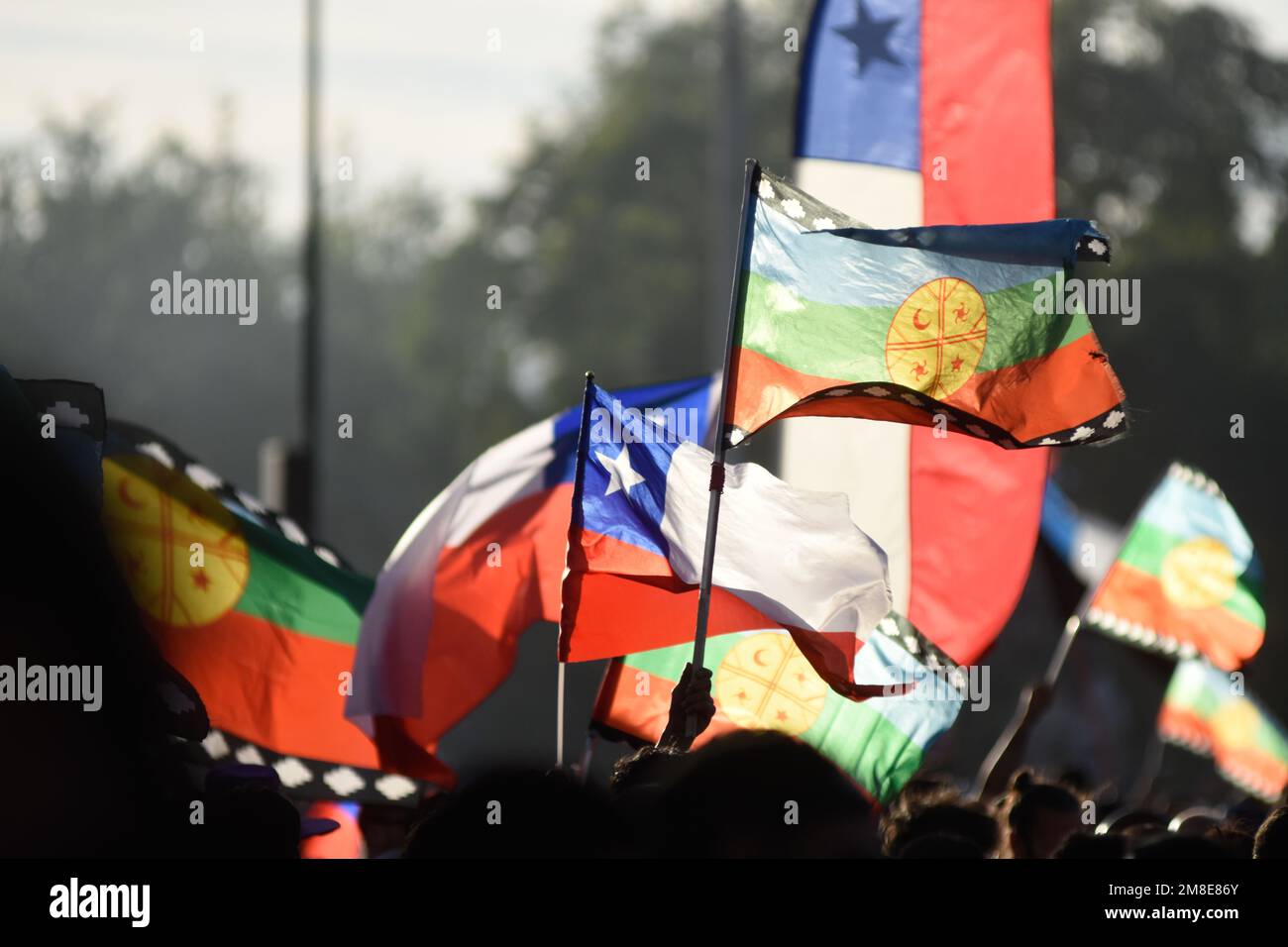 social outbreak in chile 2019 Stock Photo - Alamy