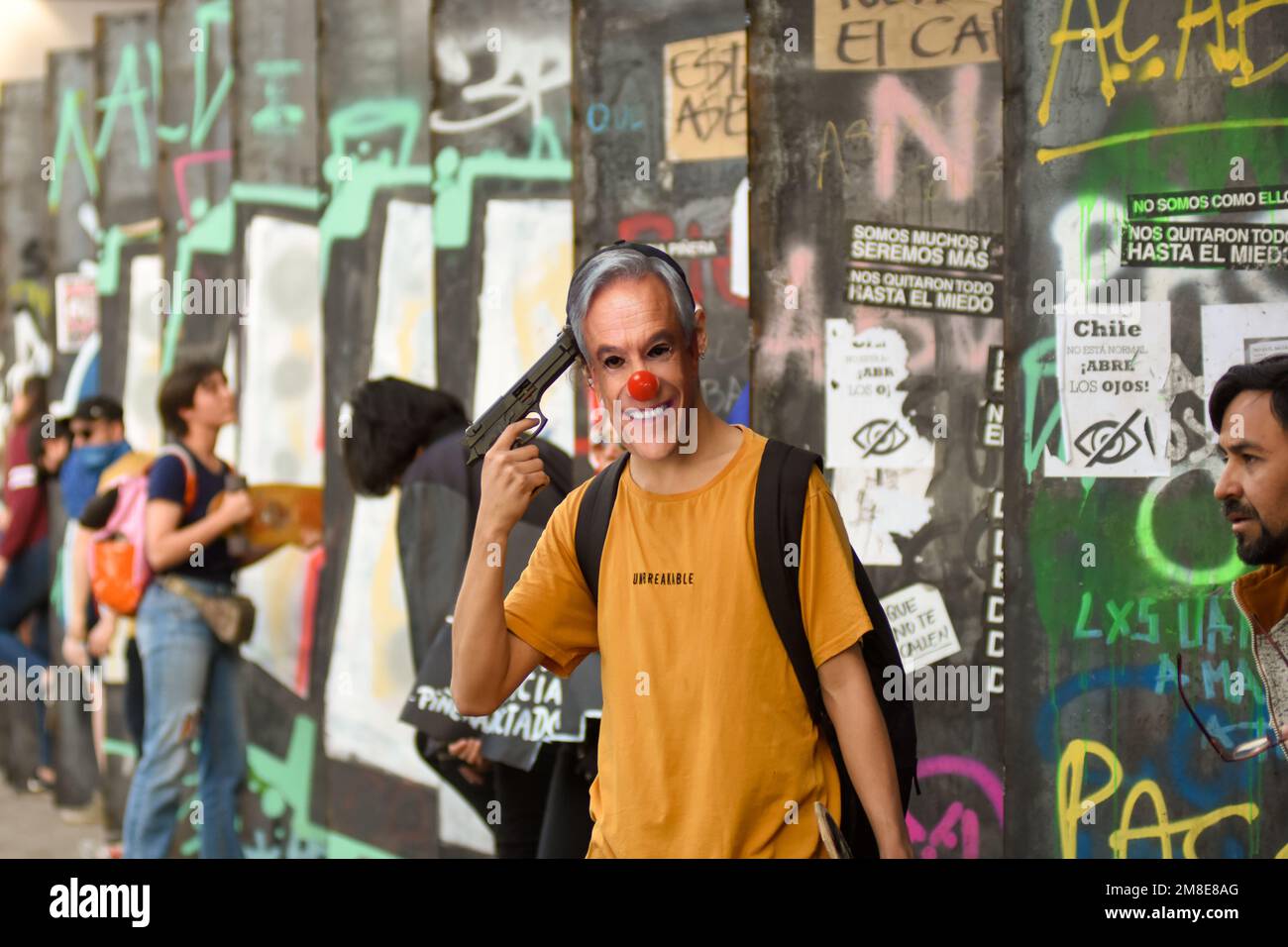 social outbreak in chile 2019 Stock Photo - Alamy
