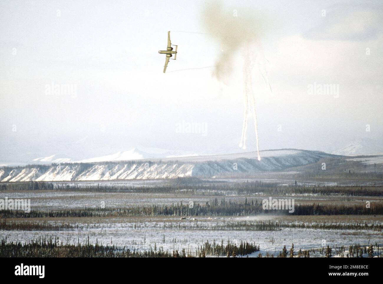 A 343rd Tactical Fighter Wing A-10A Thunderbolt II aircraft drops ...