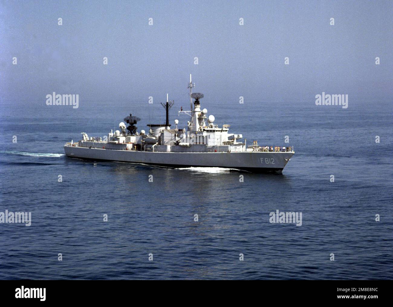 A starboard port bow view of the Dutch frigate Hr Ms Jacob Van ...