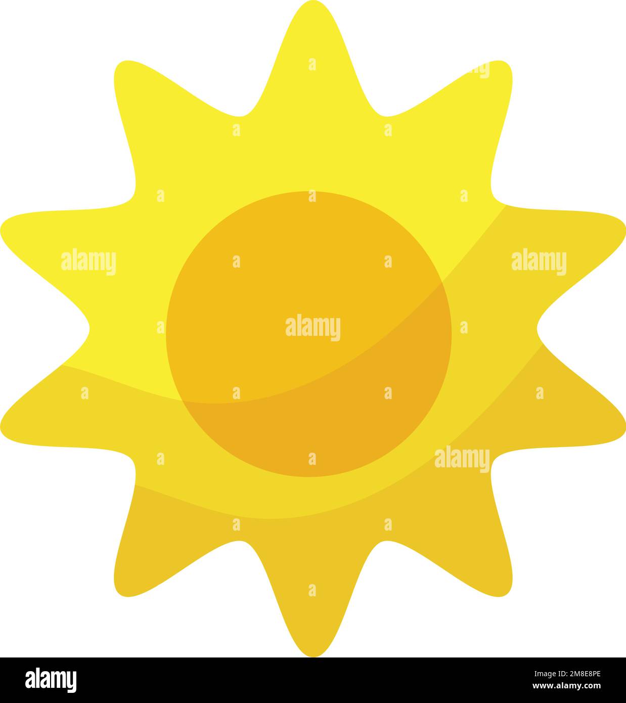 Isolated colored sun sketch icon Vector Stock Vector Image & Art - Alamy