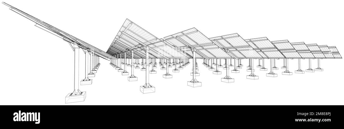 Solar Panel Concept. Vector Stock Vector Image & Art - Alamy