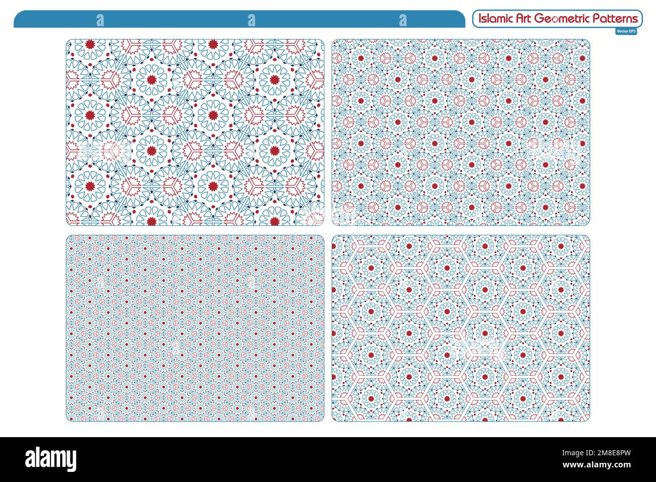 Islamic geometric decorative patterns, background collection ...