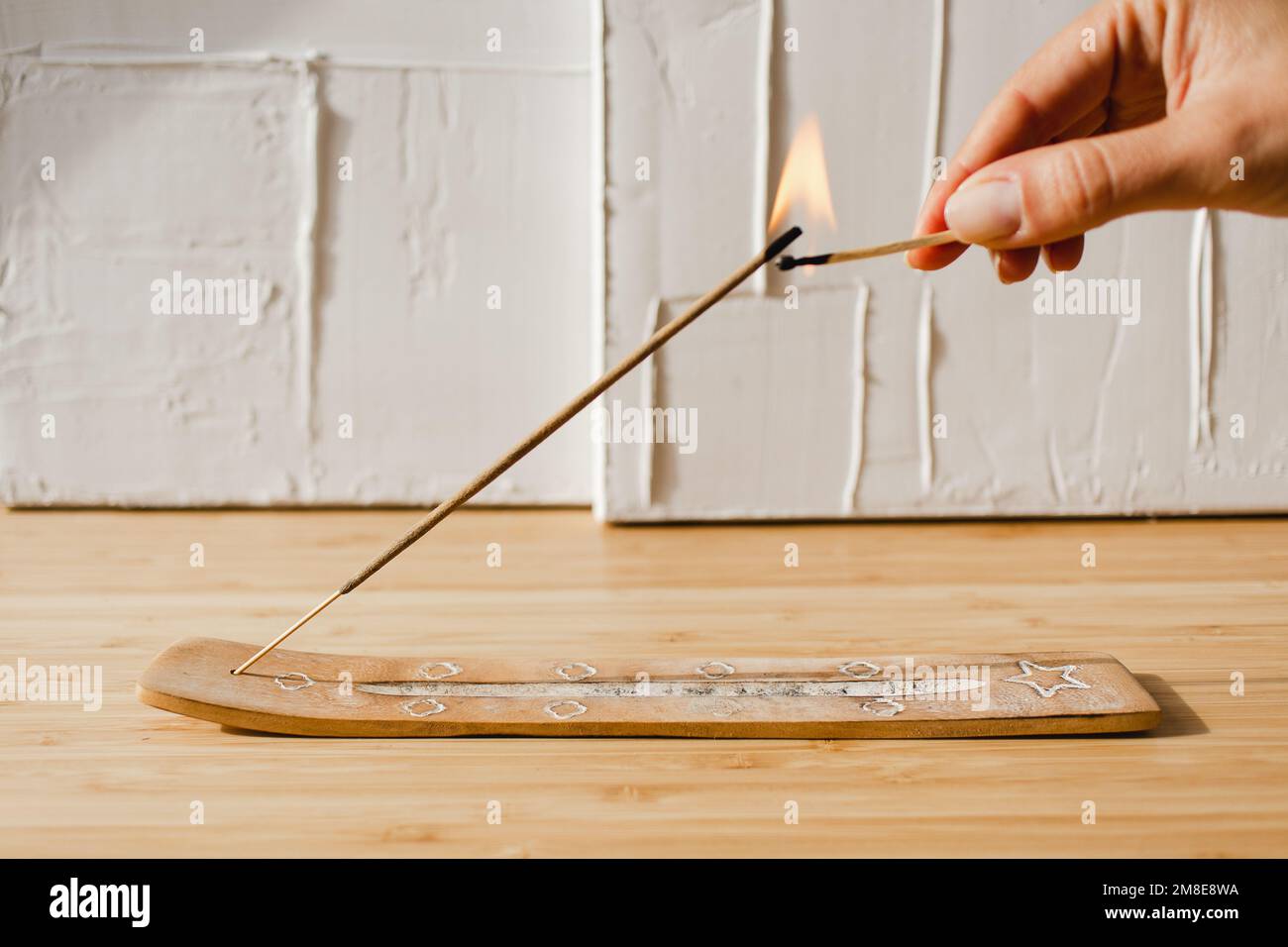 Incense rituals hi-res stock photography and images - Alamy