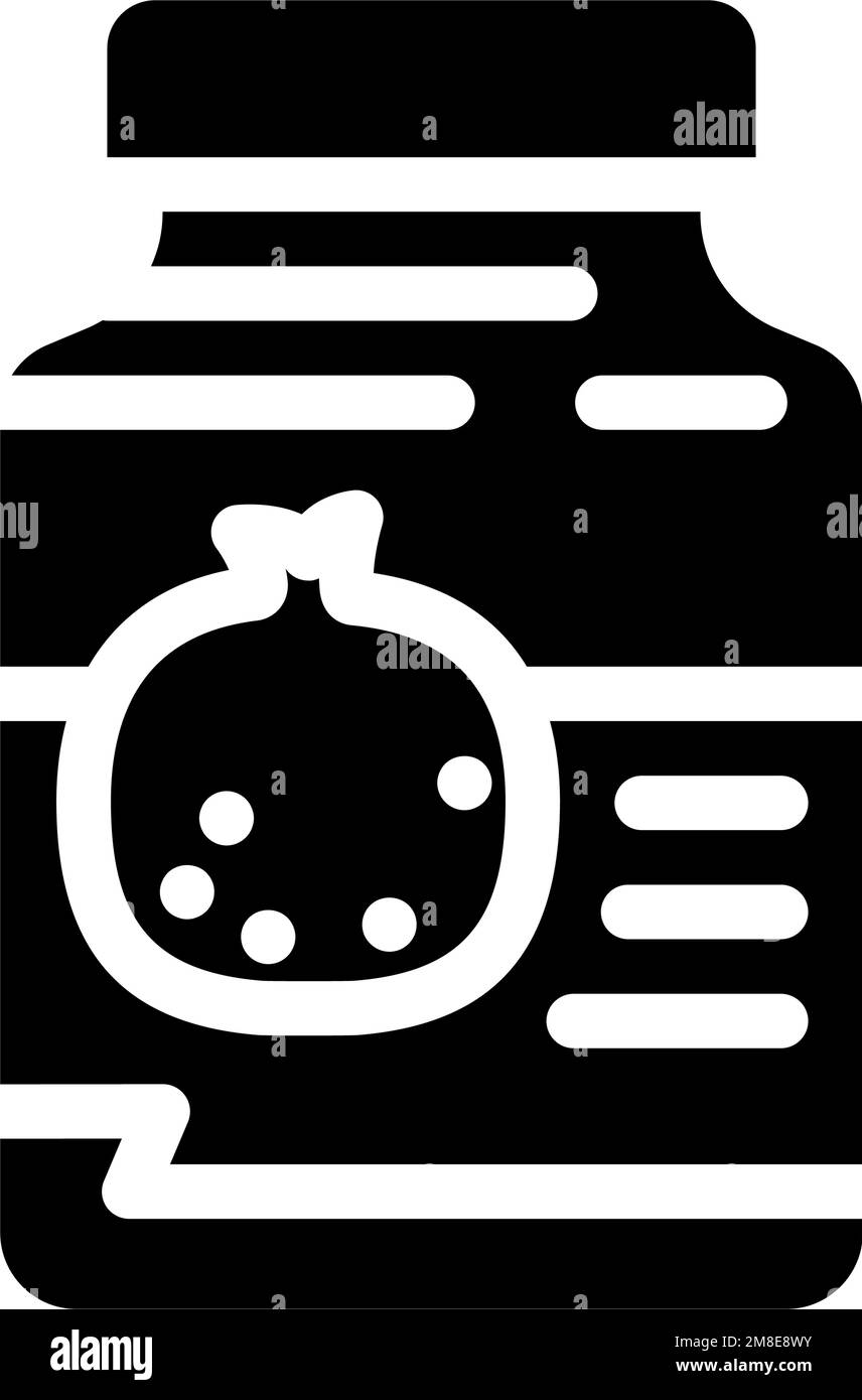 Plant extract black glyph Stock Vector Images - Alamy