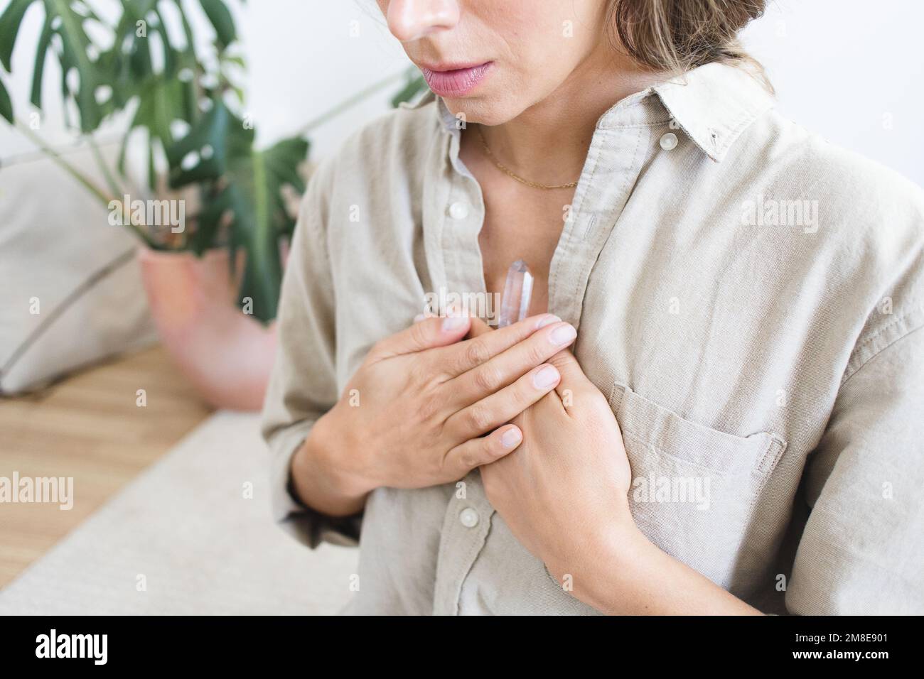 Woman healing hi-res stock photography and images - Alamy