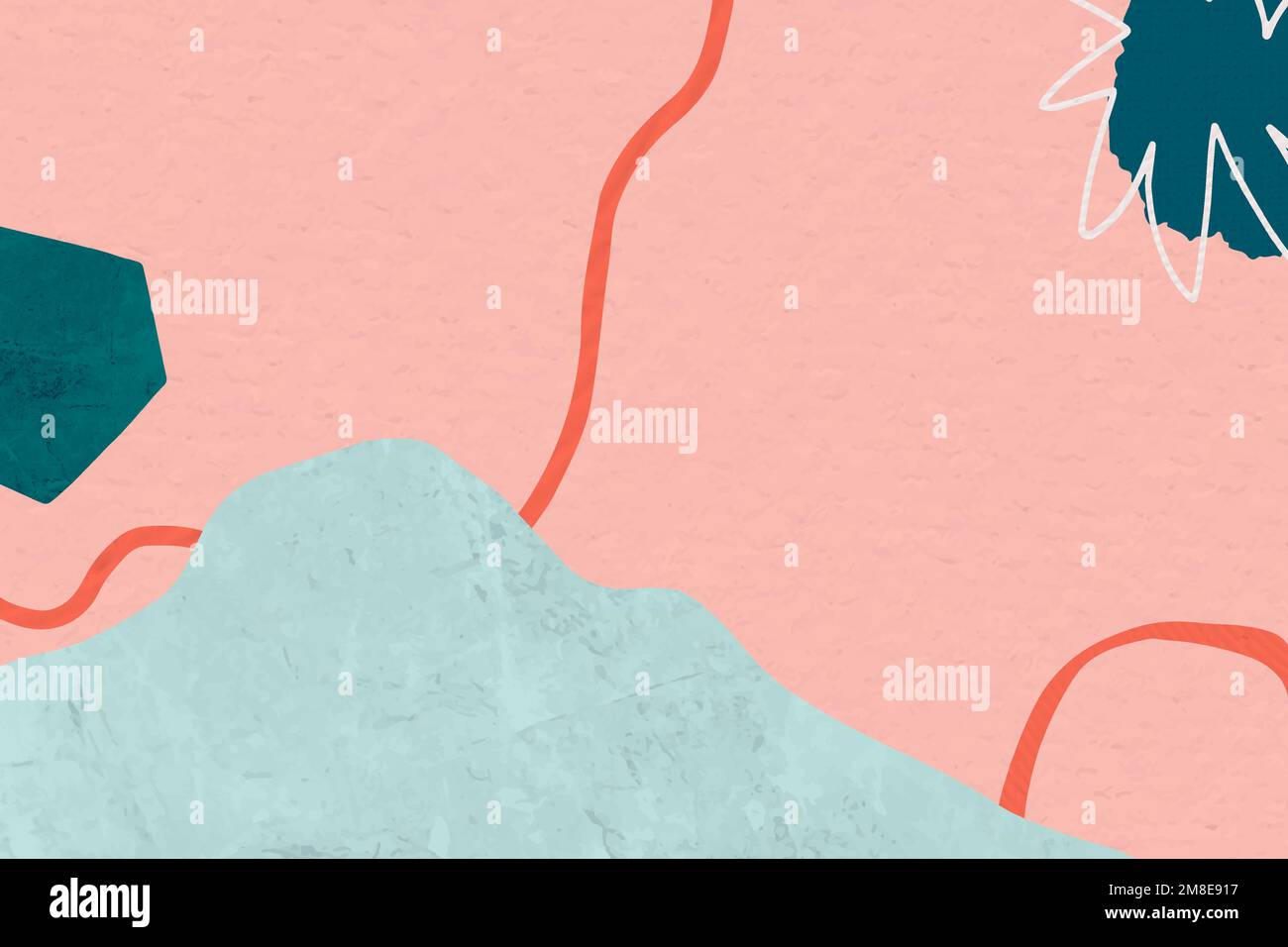 Abstract background vector in pink and green with abstract colorful ...