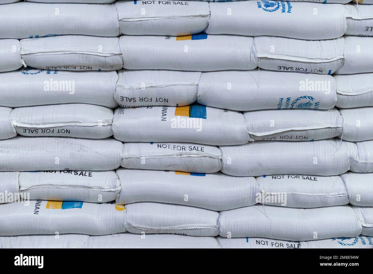 World Food Program (WFP) grain warehouse in Adama, 01/12/2023 Stock ...