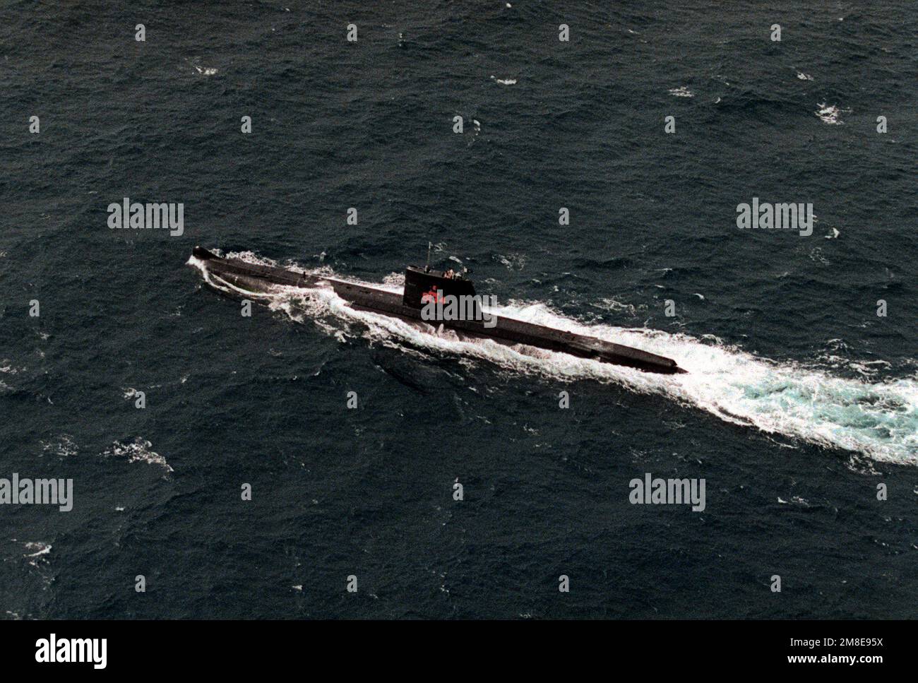 A port view of the Pakistani Daphane class submarine GHAZI (S-134 ...