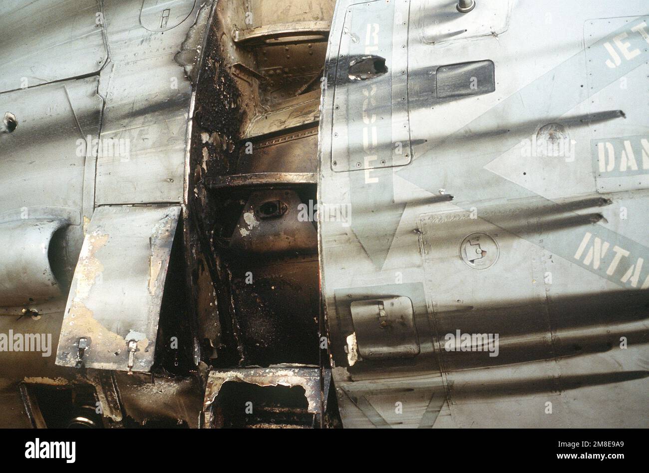 The engine housing of an A-6E Intruder attack aircraft from Attack ...