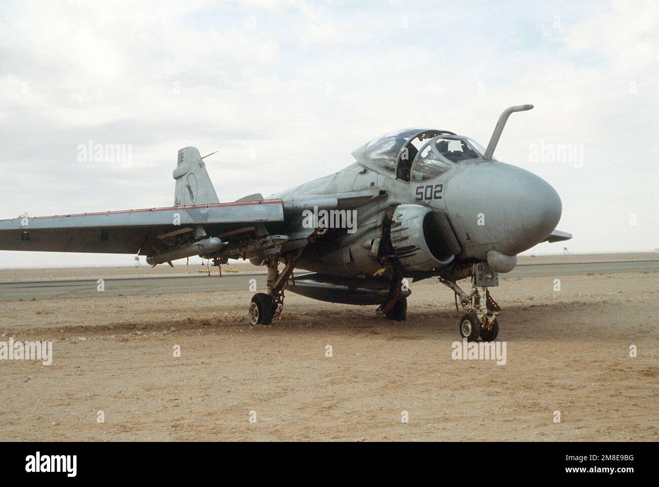 An A-6E Intruder attack aircraft from Attack Squadron 35 (VA-35 ...