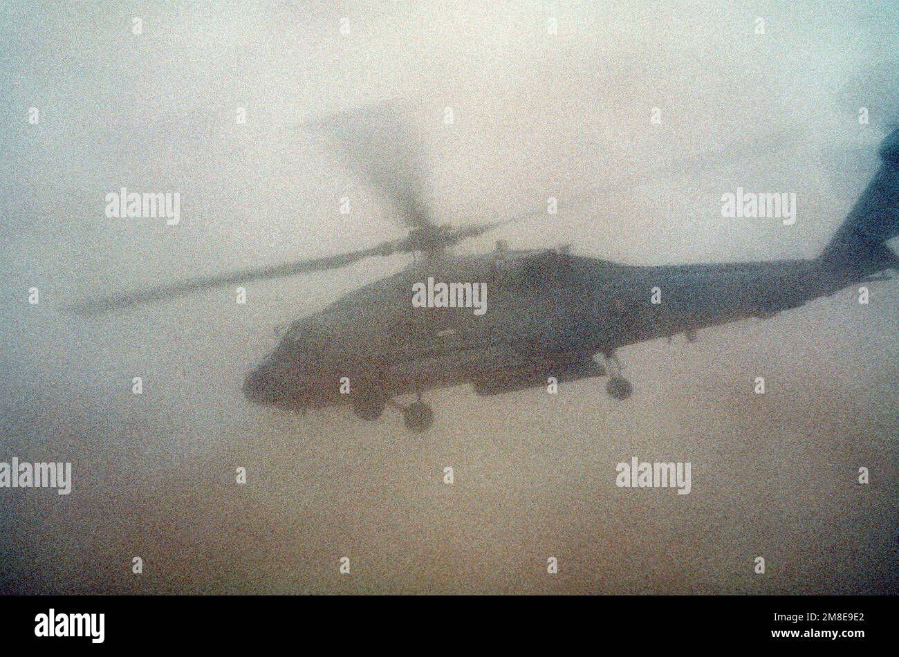 An HH-60H Sea Hawk helicopter from Helicopter Combat Search and Rescue ...