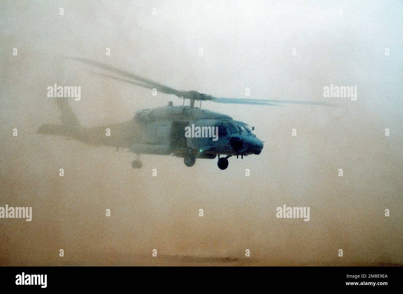 An HH-60H Sea Hawk helicopter from Helicopter Combat Search and Rescue ...