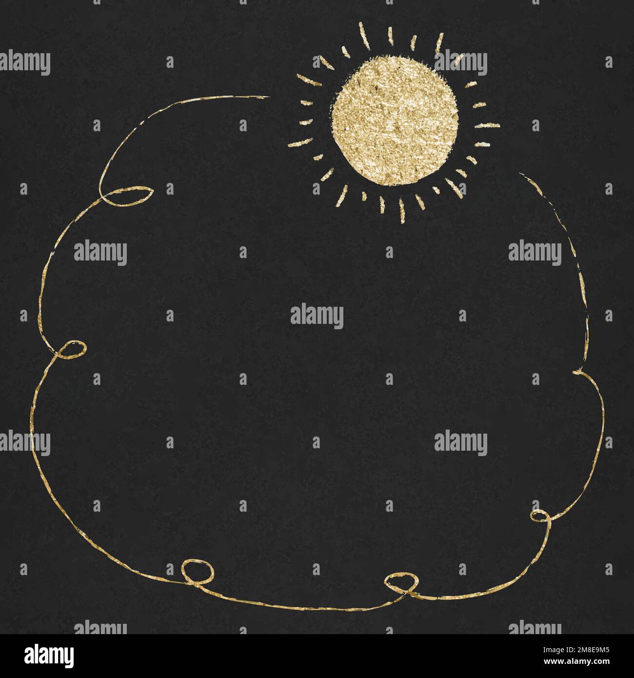 Vector space border round frame for kids Stock Vector Image & Art - Alamy