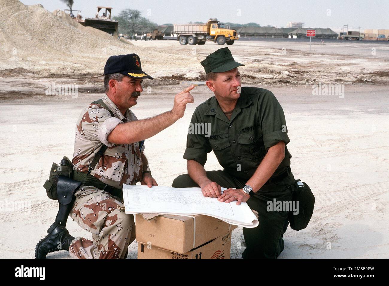 CAPT. Mel Hamm, left, commander, Fleet Hospital Operations and Training ...