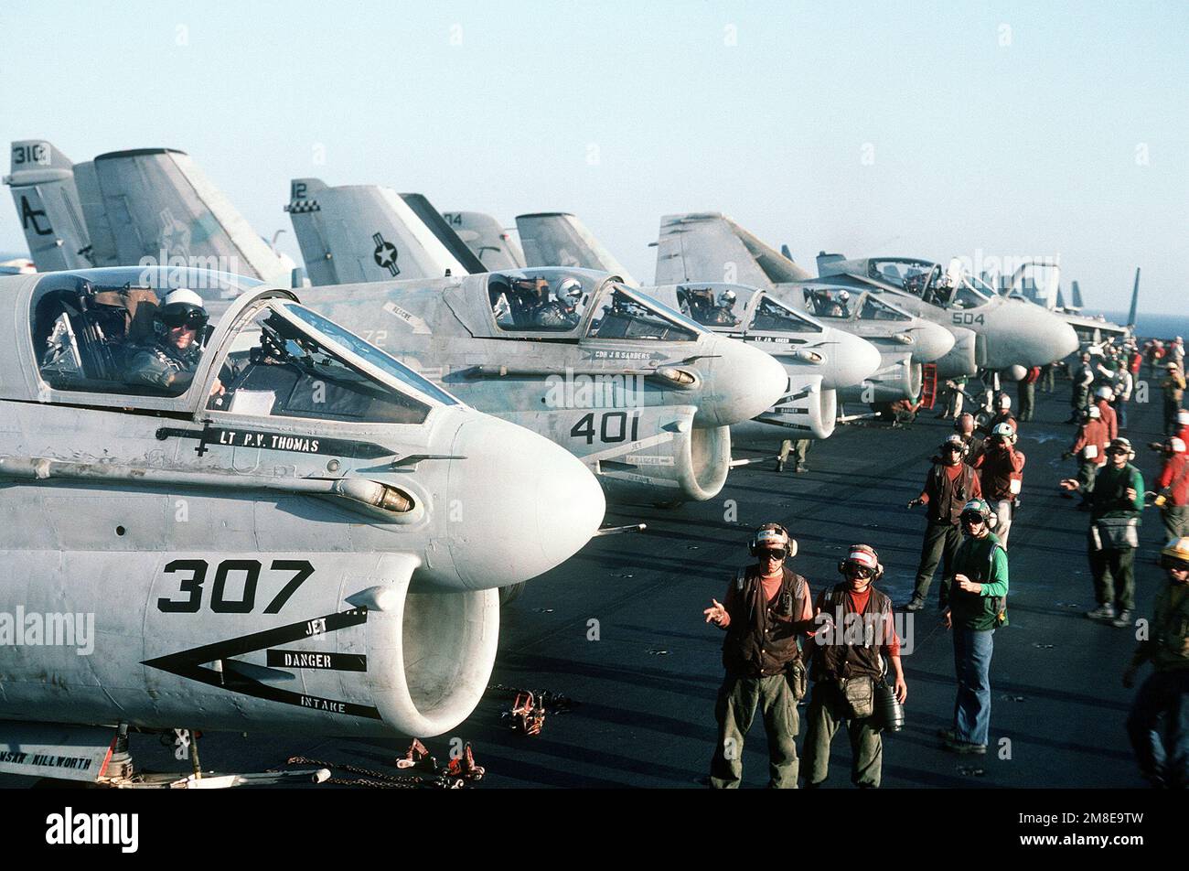 Pilots from Attack Squadron 46 (VA-46) and Attack Squadron 72 (VA-72 ...