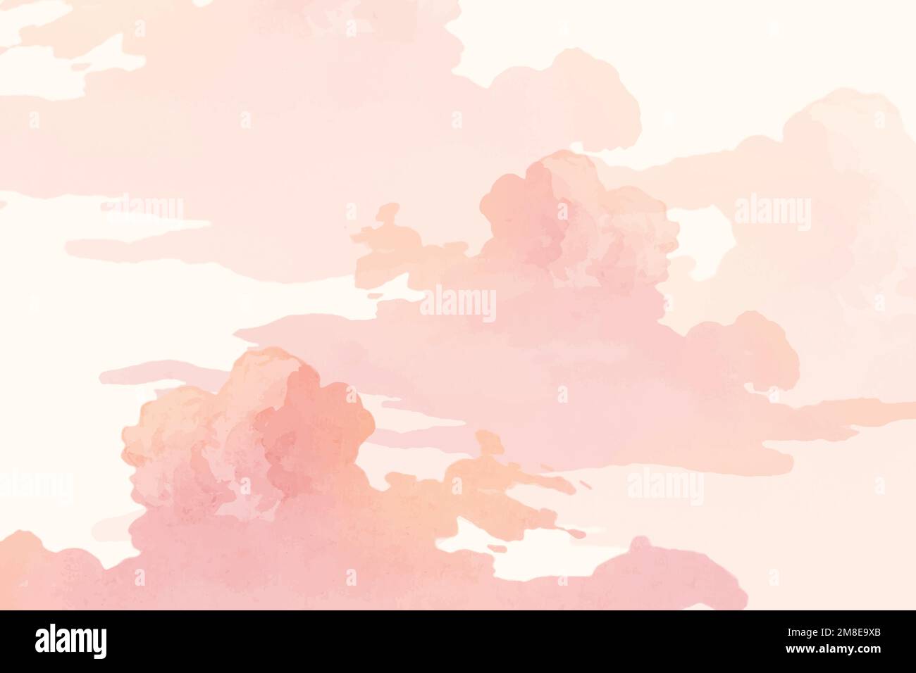 Pink pastel sky Stock Vector Images - Alamy