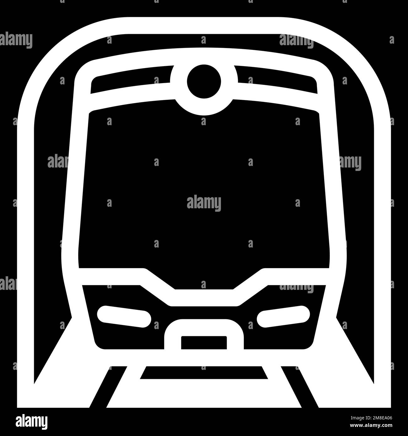 Metro subway transport vehicle glyph hi-res stock photography and ...